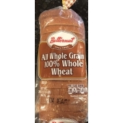 Butternut All Whole Grain 100% Whole Wheat Bread: Calories, Nutrition ...
