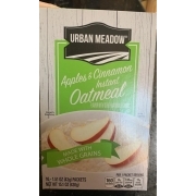 Urban Meadow Oatmeal, Instant, Apple & Cinnamon: Calories, Nutrition ...