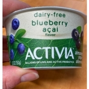 Activia Yogurt, Blueberry Acai Flavor: Calories, Nutrition Analysis ...