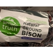 Simple Truth Natural Ground Bison: Calories, Nutrition Analysis & More ...