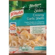 Knorr Italian Sides, Creamy Garlic Shells: Calories, Nutrition Analysis ...