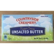 Countryside Creamery Unsalted Butter: Calories, Nutrition Analysis ...