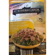 Northern Catch Chunk Light Tuna, In Water, Zesty Lemon Pepper: Calories ...