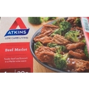 Atkins Beef Merlot: Calories, Nutrition Analysis & More | Fooducate