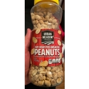 Urban Meadow Peanuts, Dry Roasted Unsalted: Calories, Nutrition ...