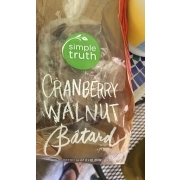 Simple Truth Batard, Cranberry Walnut: Calories, Nutrition Analysis ...