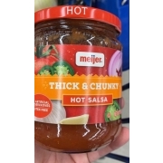 Meijer Thick & Chunky Hot Salsa: Calories, Nutrition Analysis & More ...