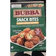 Bubba Snack Bites, Cheesy Chicken Jalapeno: Calories, Nutrition ...