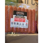 Coleman Uncured Hot Dogs, Beef: Calories, Nutrition Analysis & More ...