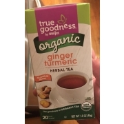 True Goodness By Meijer Ginger Turmeric, Herbal Tea: Calories ...