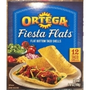 Ortega Fiesta Flats Flat Bottom Taco Shells: Calories, Nutrition ...
