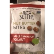 Abby's Better Nut Butter Bites, Apple Cinnamon Walnut: Calories ...