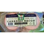 Jones Dairy Farm Canadian Bacon, Hickory Smoked: Calories, Nutrition ...