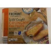 Fresmont Fish Market Fish Fillets, Crunchy, Wild Caught: Calories ...
