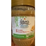 Nature's Promise Peanut Butter, Creamy: Calories, Nutrition Analysis ...