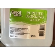 Great Value Purified Drinking Water: Calories, Nutrition Analysis ...