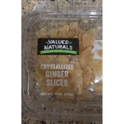 Valued Naturals Crystallized Ginger: Calories, Nutrition Analysis ...