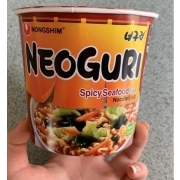 Nongshim Neoguri, Spicy Seafood Flavor Noodle Soup: Calories, Nutrition ...