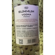 Summum Vodka: Calories, Nutrition Analysis & More | Fooducate