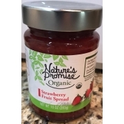 Nature's Promise Fruit Spread, Strawberry, Organic: Calories, Nutrition ...