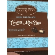 Gertrude Hawk Chocolates Candy, Coconut Mini Eggs, Dark Chocolate ...