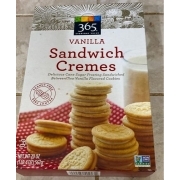 365 Everyday Value Sandwich Cremes, Vanilla: Calories, Nutrition ...