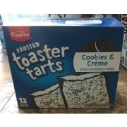 Kiggins Toaster Tarts, Frosted, Cookies & Creme: Calories, Nutrition ...
