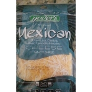 Yoder's Mexican Cheese, Fancy Shred: Calories, Nutrition Analysis ...