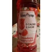 Skinny Syrups Syrup, Strawberry Watermelon: Calories, Nutrition ...