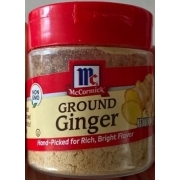 McCormick Ground Ginger: Calories, Nutrition Analysis & More | Fooducate
