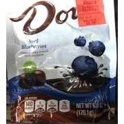 Dove Whole Blueberries, Dipped In Creamy Dove, Dark Chocolate: Calories ...