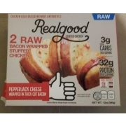 Real Good Stuffed Chicken, Bacon Wrapped: Calories, Nutrition Analysis ...