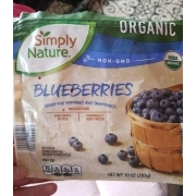 Simply Nature Blueberries, Frozen: Calories, Nutrition Analysis & More ...