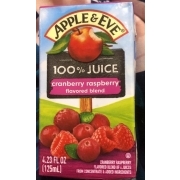 Apple & Eve 100% Juice, Cranberry Raspberry: Calories, Nutrition ...