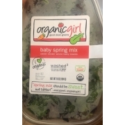 Organic Girl Baby Spring Mix: Calories, Nutrition Analysis & More | Fooducate