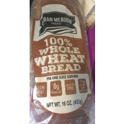Urban Meadow 100% Whole Wheat Bread: Calories, Nutrition Analysis ...