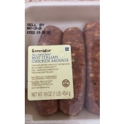 Publix Greenwise Chicken Sausage, Hot Italian: Calories, Nutrition ...
