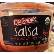 Fresh Cravings Salsa, Restaurant Style, Medium Crave, Organic: Calories ...