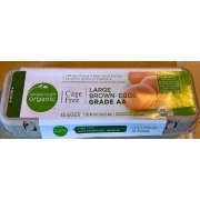Simple Truth Organic Cage Free, Large Brown Eggs: Calories, Nutrition ...