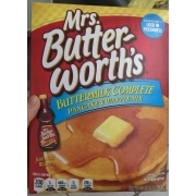 Mrs. Butterworth's Pancake & Waffle Mix, Buttermilk Complete: Calories ...