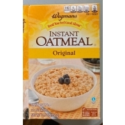 Wegmans Instant Oatmeal: Calories, Nutrition Analysis & More | Fooducate