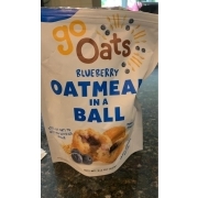 Go Oats Oatmeal In A Ball, Blueberry: Calories, Nutrition Analysis ...