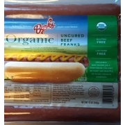 Berks Uncured Beef Franks: Calories, Nutrition Analysis & More | Fooducate