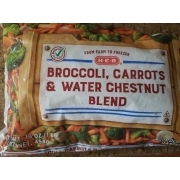 H-E-B Broccoli, Carrots & Water Chestnut Blend: Calories, Nutrition ...