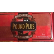 Trader Joe's Pound Plus Chocolate Bar, 72% Cacao Dark Chocolate ...