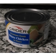 Crider White Chicken In Water: Calories, Nutrition Analysis & More ...