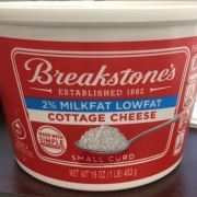 Breakstone's Cottage Cheese, Lowfat, Small Curd: Calories, Nutrition ...