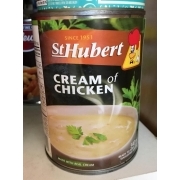 St Hubert Soup, Cream Of Chicken, Canned: Calories, Nutrition Analysis ...