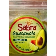 Sabra Guacamole, Classic With Lime: Calories, Nutrition Analysis & More ...