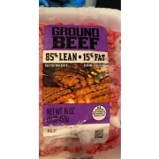 Kroger Ground Beef, 85% lean 15% fat: Calories, Nutrition Analysis ...